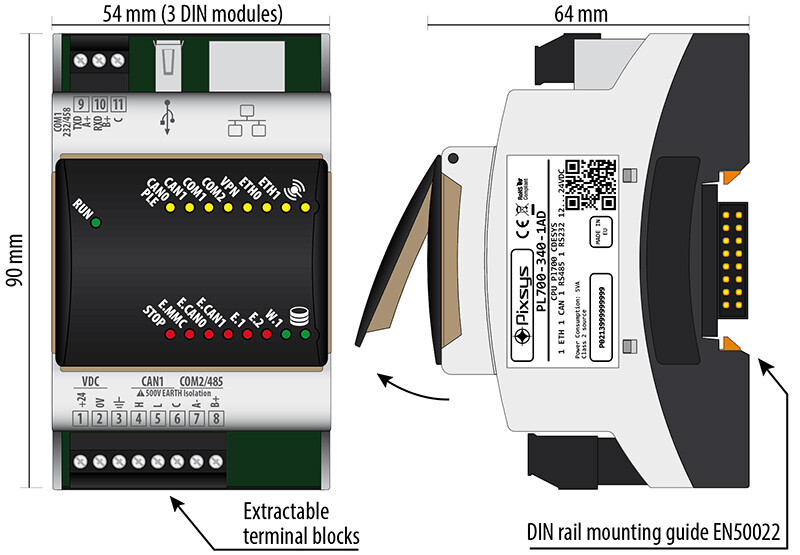 PL700 | Modular PLC - CODESYS